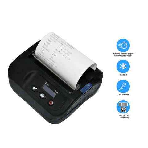 Wireless Industry Thermal Portable Label Printer With Lcd For Logistics ...