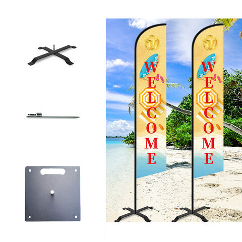 Buy Wholesale China Custom Feather Flag With Double Sided Design ...