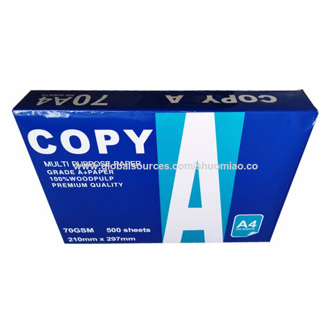 Buy Wholesale China Custom A4 Size And White Color Double A4 Copy Paper ...