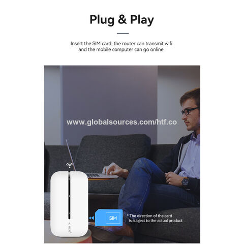 Buy Wholesale China 4g Lte Wifi Wireless Router 150mbps 2100mah Battery ...