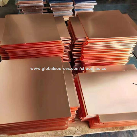 Buy Wholesale China Electrolytic Copper Plate Highly Conductive Copper ...
