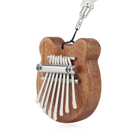 Buy Wholesale China 8 Keys Mini Kalimba Solid Wood Mahogany Bear Thumb ...