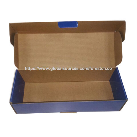 Buy Wholesale China Foldable Printing Shipping Paper Box Blue ...