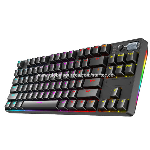 Buy Wholesale China 84keys Tkl Mechanical Keyboard With Volume Scroll ...