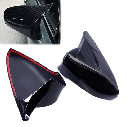 Buy Wholesale China High Quality Pair Bright Black Car Side Mirror ...
