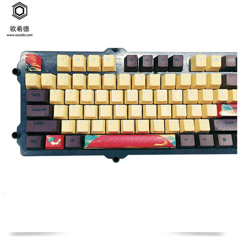 Buy Wholesale China Oshid Custom Pbt Dye Sub Sa Keycaps 104keys Backlit ...