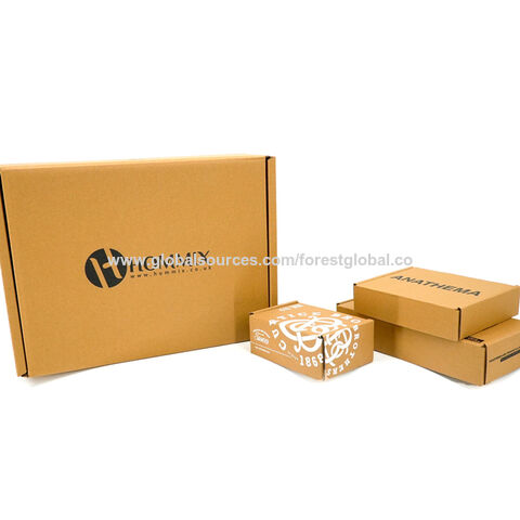 Buy Wholesale China Eco-friendly Cardboard Box Brown Kraft Shipping Box E-commerce Postal Mailer ...