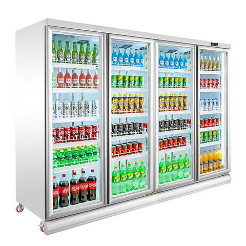 Buy Wholesale China 3/4/5 Doors Reach In Beverage Display Refrigerator ...