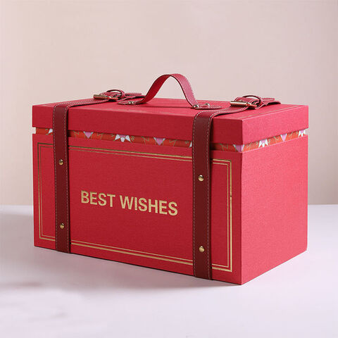 Buy Wholesale China Custom Luxurious Big Large Wedding Gift Red Box ...