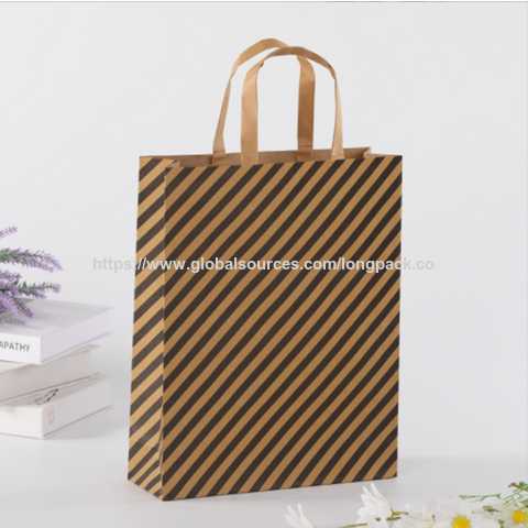 Buy Wholesale China Glue Hanle Paper Bag, Oem Kraft Paper Shopping Bag ...