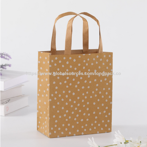 Buy Wholesale China Glue Hanle Paper Bag, Custom Kraft Paper Shopping ...