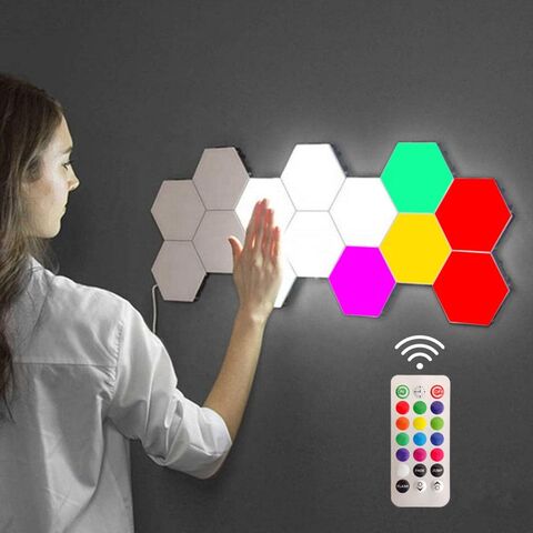 Buy Wholesale China Rgb Hexagonal Touch Light Mood Light 3pcs Diy Led ...