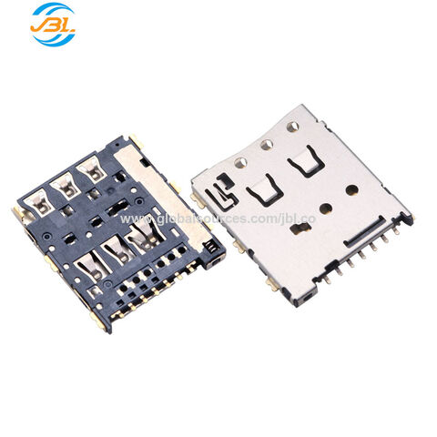 Ultra-thin Nano Sim Card Holder Tiny Sim Card Slot Connector Self ...
