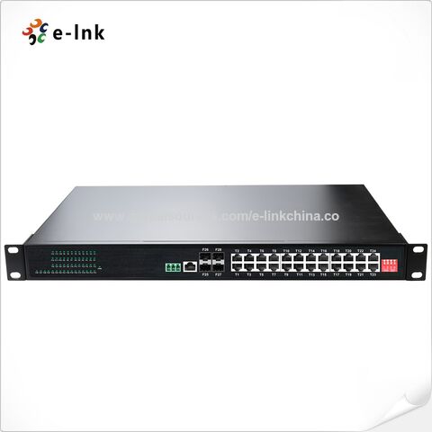 Buy Wholesale China Oem Managed Poe Switch Industrial L2+ Rack Mount 24 ...