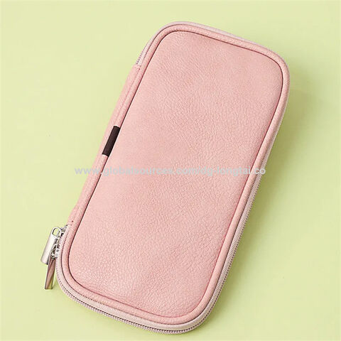 Buy Wholesale China Pu Cosmetic Brush Makeup Bag Zipper Pouch Custom ...
