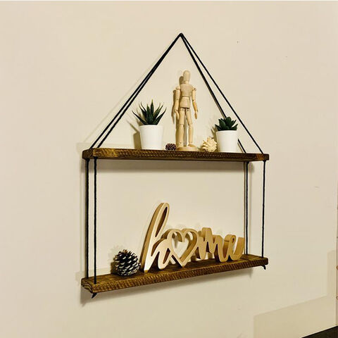 Buy Wholesale China Home Decoration Storage 2 Tier Wall Mount Floating ...