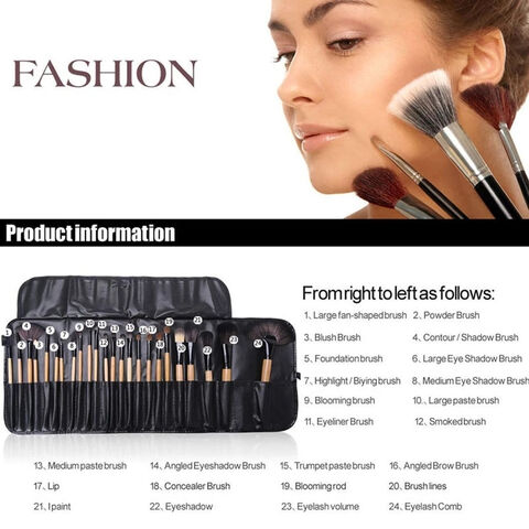 Buy Wholesale China High Quality 24 Pcs Makeup Brush Sets Professional ...