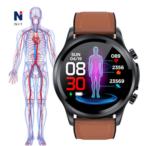 Buy Wholesale China Ecg Ppg Hrv Smart Watch Reloj Body Temperature ...