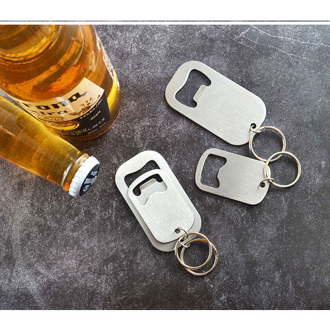Stainless Steel Opener Electric Guitar Shape Keychain & Bottle Opener ...