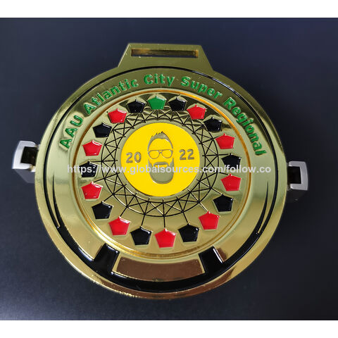 Buy Wholesale China Jbj Aau Atlantic City Super Reqional Spinning Medal ...
