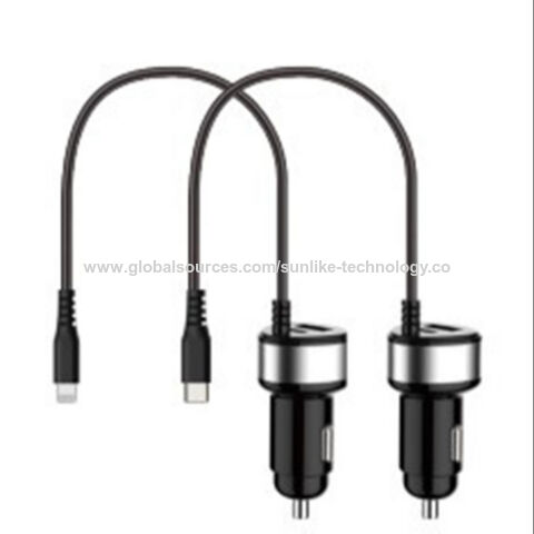 Buy Wholesale China Factory Price,type C 20w Three Ports Car Charger ...