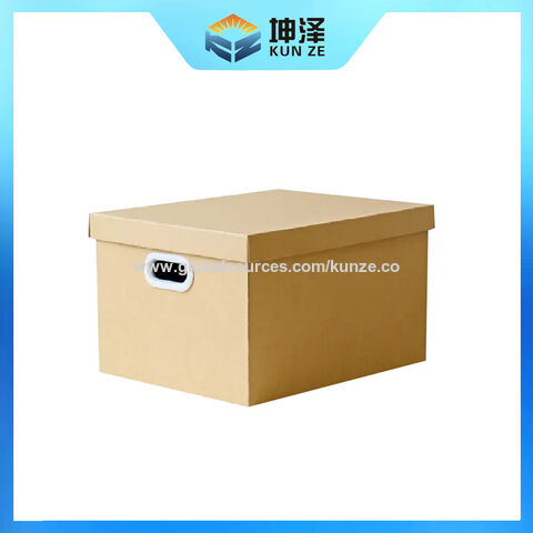 Buy Wholesale China Custom Stable Corrugated Box Take-out Documents Case Anti-pressive Paper ...