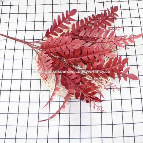 Buy Wholesale China Factory Price Artificial Red Leaves Bouquet ...