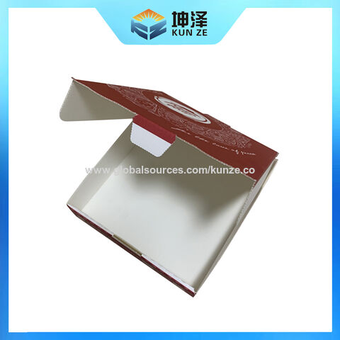 Buy Wholesale China 6 Inch Red Customized Logo Printing Pizza Boxes ...