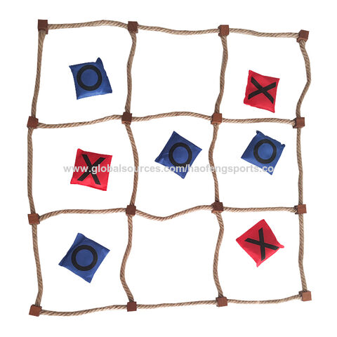 Buy Wholesale China Sports Toys, Giant Tic Tac Toe Rope Grid With 9 ...