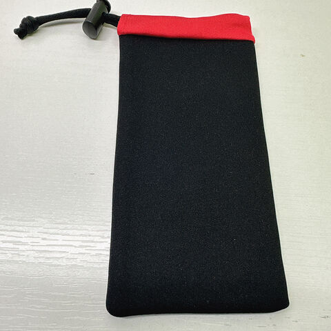 Buy China Wholesale Black String Pouches For Mobile Phone And Glasses ...