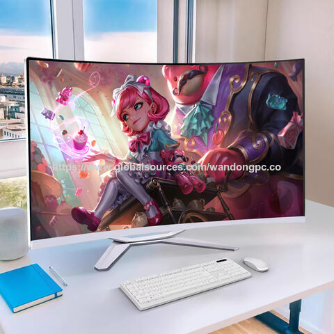 Curved Oem 23.8 Inch I3 I5 I7 I9 Aio All In One Pc Desktop Computer Gmaning All In One Computer ...