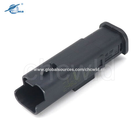 2 Pin Male Black Automotive Wire To Wire Connectors 1801174-1 $0.75 ...