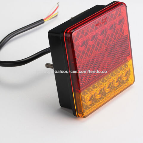 Buy Wholesale China Automotive Lighting E4 Dc12v Rectangle Led Tractor ...