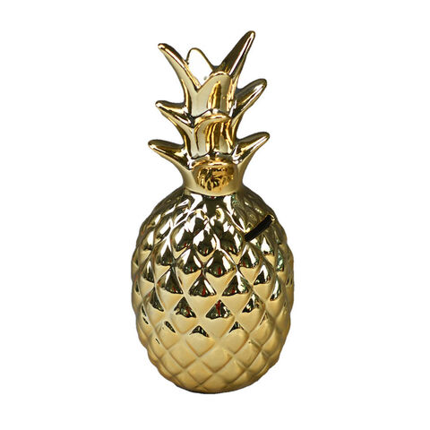 Pineapple Shaped Piggy Banks Saving Coin Ceramic Money Box For Home ...