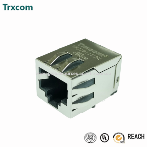 Buy Wholesale China Free Sample 10/100/1000base-t /5g/2.5g Poe Rj45 Connector With Led ,used For ...