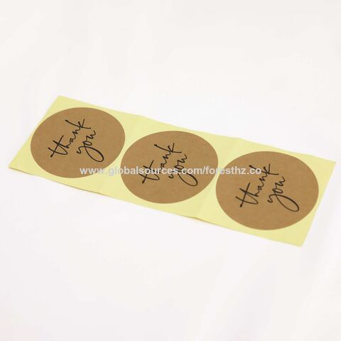 Buy Wholesale China Custom Logo Round Shape Waterproof Self Adhesive ...