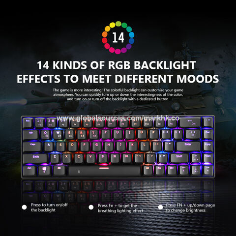 Buy Wholesale China Oem Wired And Bt Wireless Dual Mode Rgb Mechanical ...
