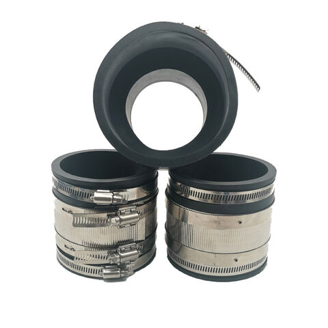 Tpe Body Epdm Rubber Pvc Pipe Soft Flexible Coupling With Stainless ...