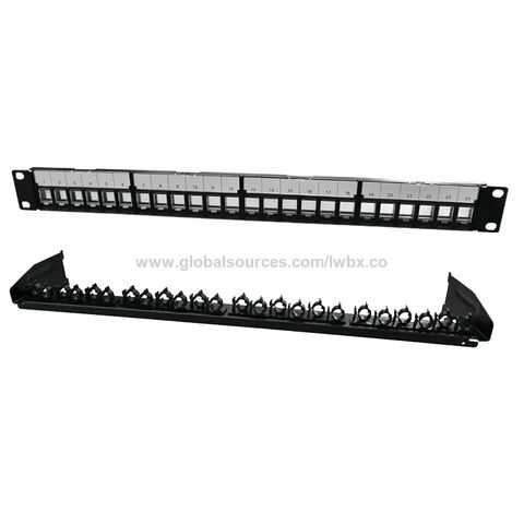 19" 1u 24 Shielded/unshielded Blank Network Patch Panel $5.63 ...