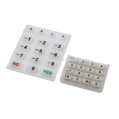 Cheap Button Rubber Custom Membrane Switch Keypad Custom Silicone ...