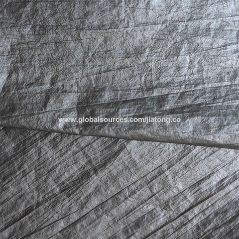 Buy Wholesale China Hot Stamping Silver Pu Foil Fabric For Down Coat ...