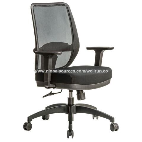 Buy Wholesale Taiwan Mesh Chair With Adjustable Arms And Seat With ...