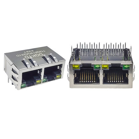 Buy Wholesale China Dgkyd112q019da2a1d Dual Port Rj45 Connector ...