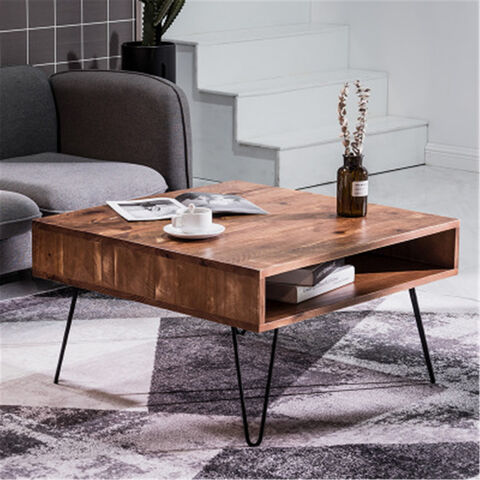 Buy Wholesale China Modern Living Room Furniture Design Solid Wood Top ...