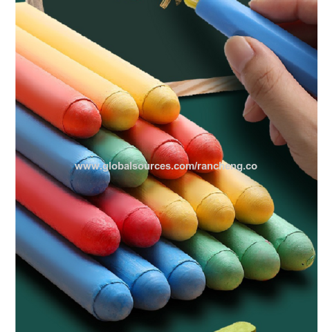 Buy Wholesale China Colorful Water-soluble Dust-free Chalk For Children ...