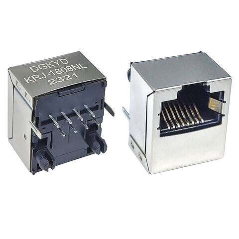 Buy Wholesale China Krj-1808nl Height 12mm Vertical Entry Female Rj45 ...