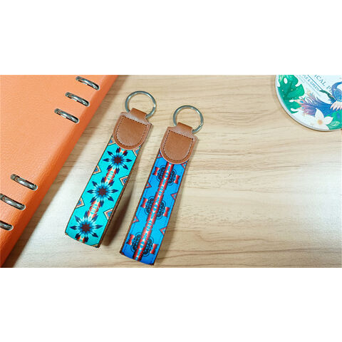 Buy Wholesale China Customized Leather Wrist Strap Keychain Fashion ...