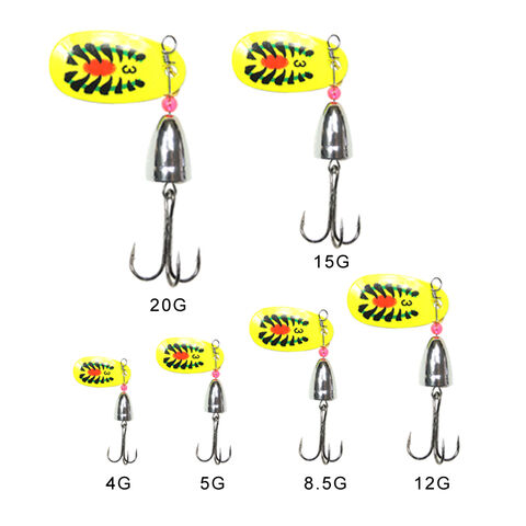 Buy Wholesale China Double-winner Metal Spoon Spinner Lures 4g 5g 8.5g ...