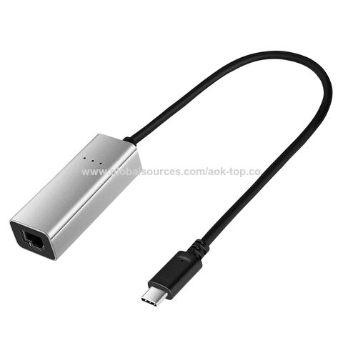 Buy Wholesale China Gigabit Ethernet Adapter, Usb C To Rj45 Gigabit 10 ...