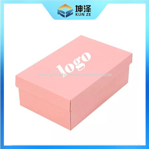 Buy Wholesale China Cheap Popular Pink Shoe Boxes Paper Packaging ...